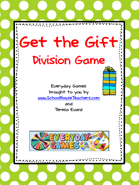 Get the Gift Division Game - SchoolhouseTeachers.com