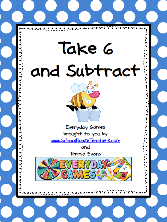 Take 6 and Subtract - SchoolhouseTeachers.com