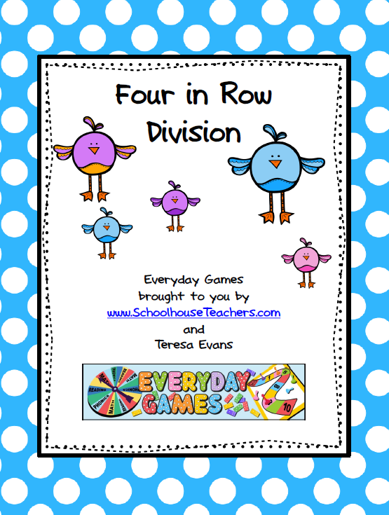 Four in a Row Division - SchoolhouseTeachers.com