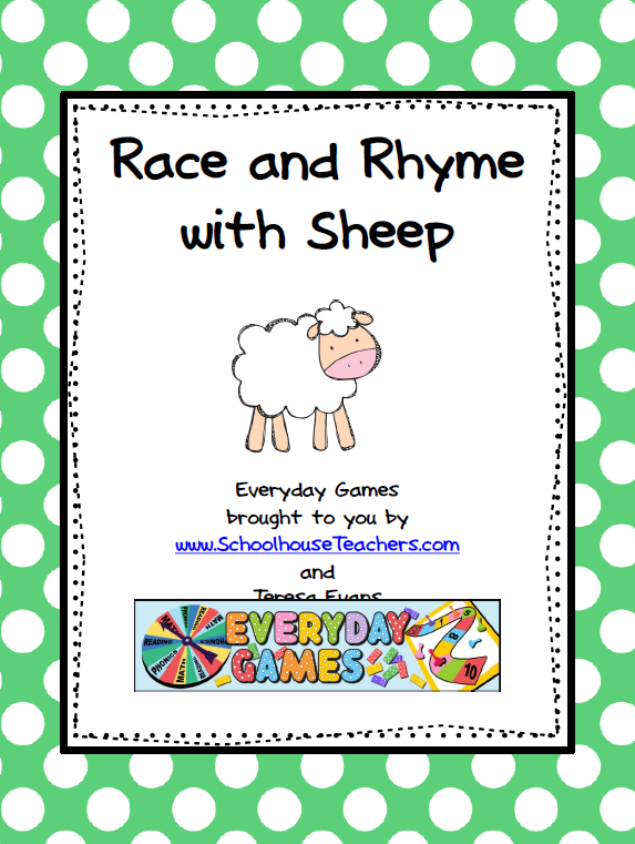 Race and Rhyme with Sheep - SchoolhouseTeachers.com