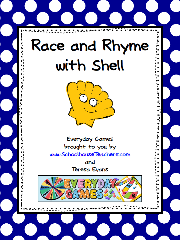 Race and Rhyme with Shell - SchoolhouseTeachers.com