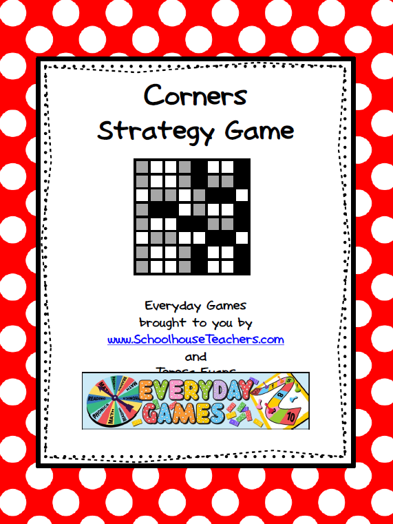Corners Strategy Game - SchoolhouseTeachers.com