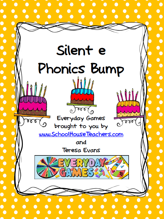 Silent e Phonics Bump - SchoolhouseTeachers.com