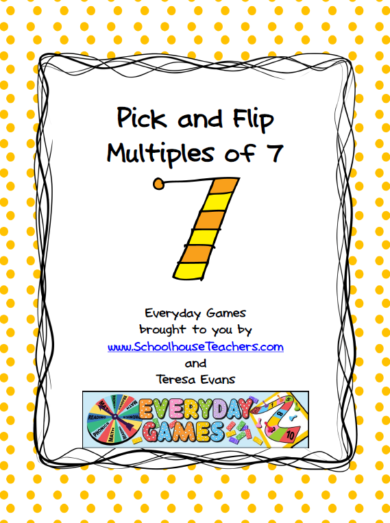 Pick and Flip Multiples of 7 - SchoolhouseTeachers.com