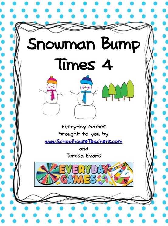 Snowman Bump Times 4 - SchoolhouseTeachers.com
