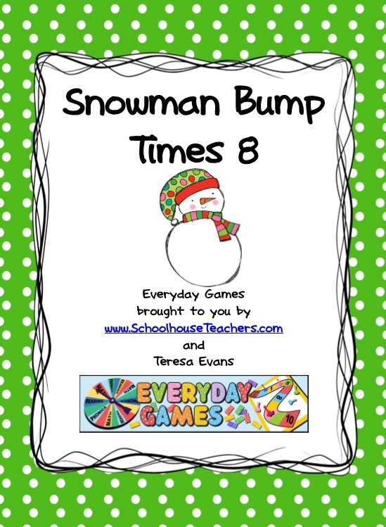Snowman Bump Times 8 - SchoolhouseTeachers.com