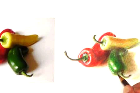 Drawing with Realism: Peppers Part 1 - SchoolhouseTeachers.com