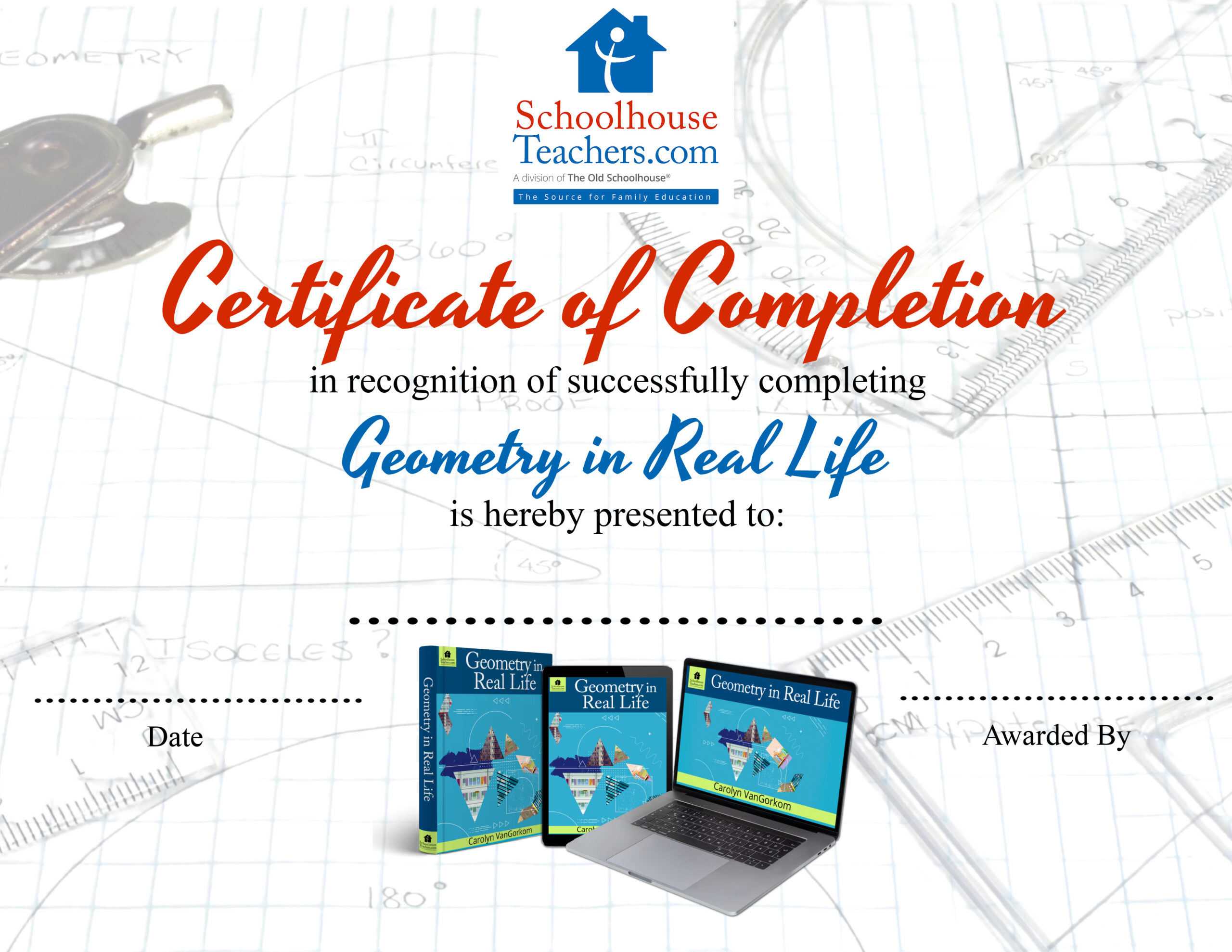 Math Certificates Library - SchoolhouseTeachers.com