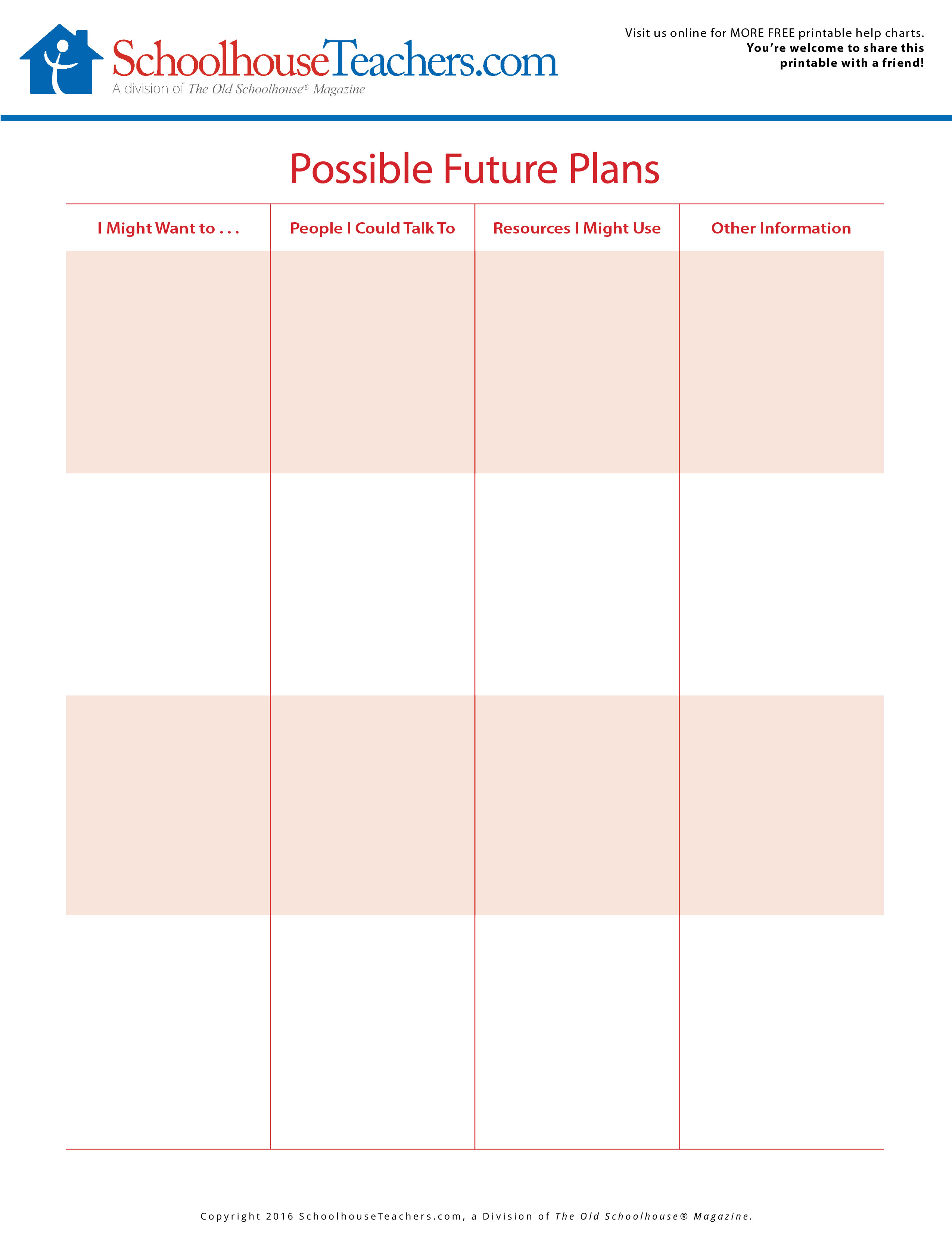 Future Planning Worksheets - Set Goals and Overcome Obstacles