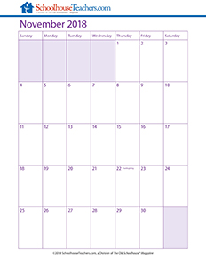 Free Printable Calendars 2016/2017 - SchoolhouseTeachers.com