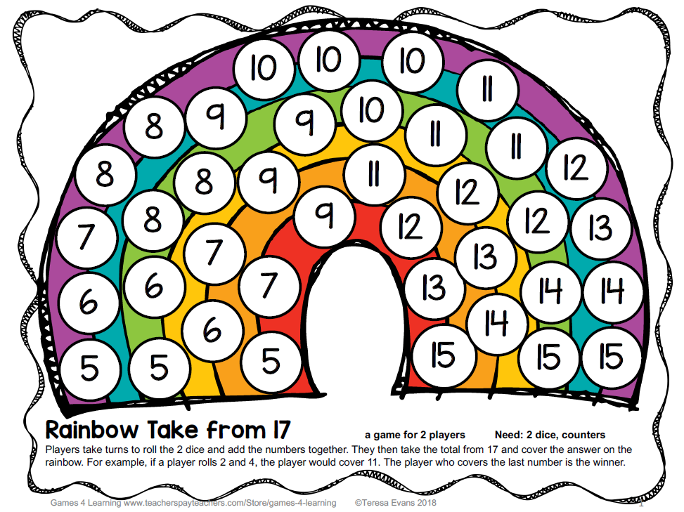 Rainbow Take from 17 - SchoolhouseTeachers.com