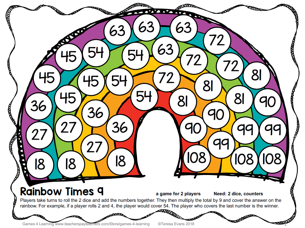 Rainbow Times 9 - SchoolhouseTeachers.com