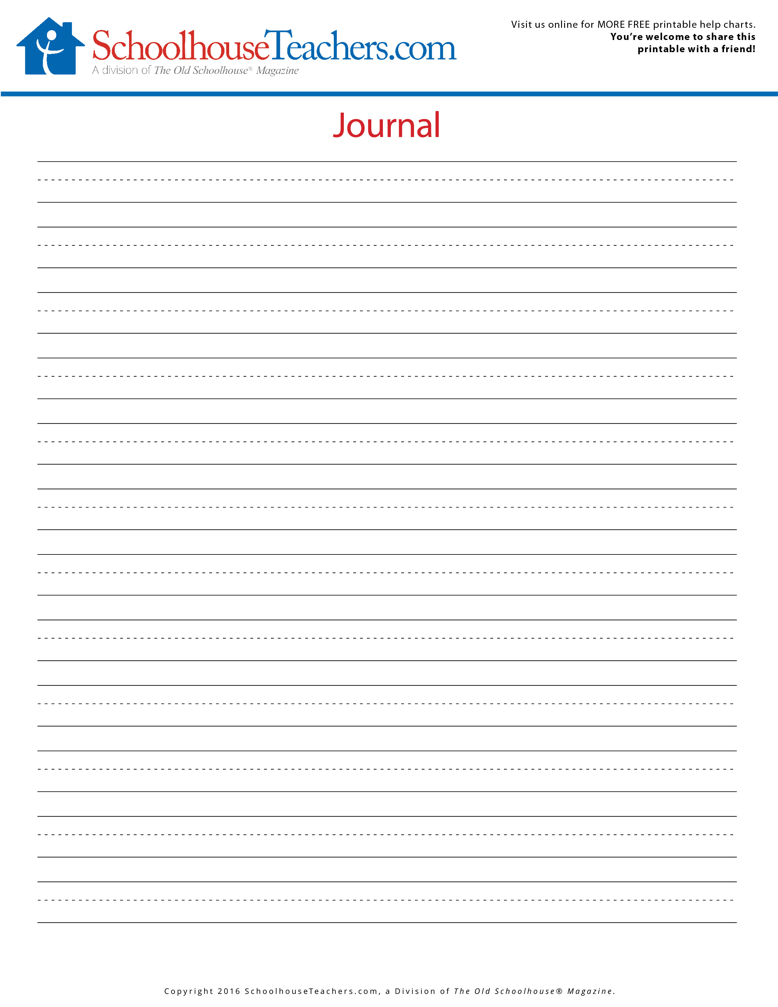 Try a Keepsake Activity for School Use Our Free Kids Journal Page Printout