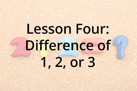 Math E1 Pt4: Difference of 1, 2, or 3 - SchoolhouseTeachers.com