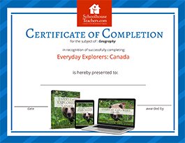 Geography Certificates Library - SchoolhouseTeachers.com