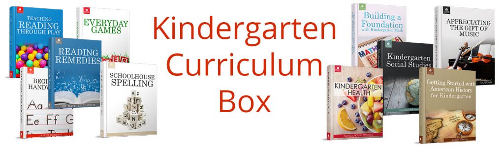 Kindergarten Curriculum Box Option 3 - SchoolhouseTeachers.com