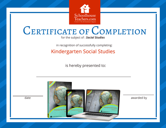 Social Studies Certificates Library - SchoolhouseTeachers.com