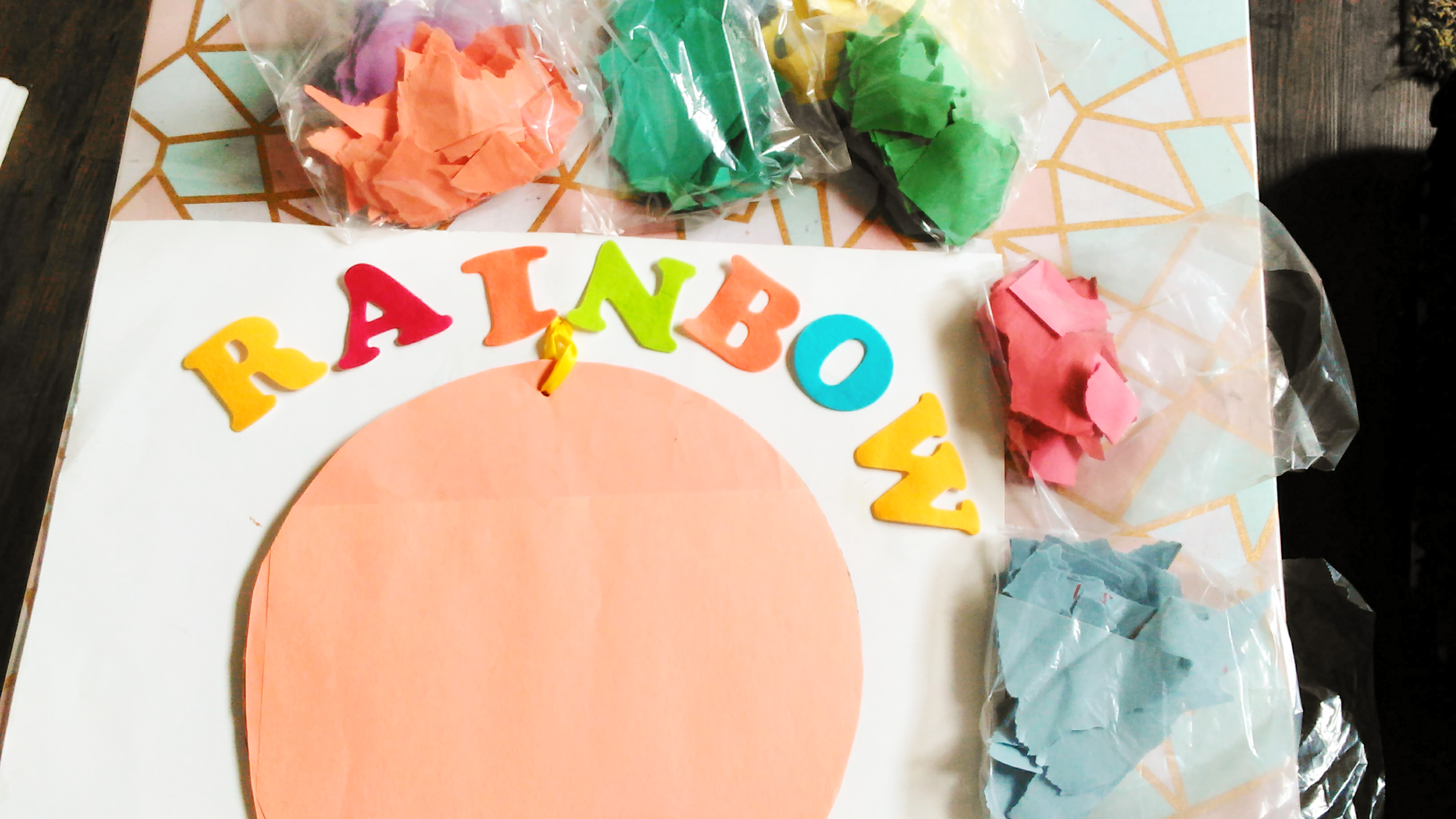 Craft: Rainbow Art - SchoolhouseTeachers.com