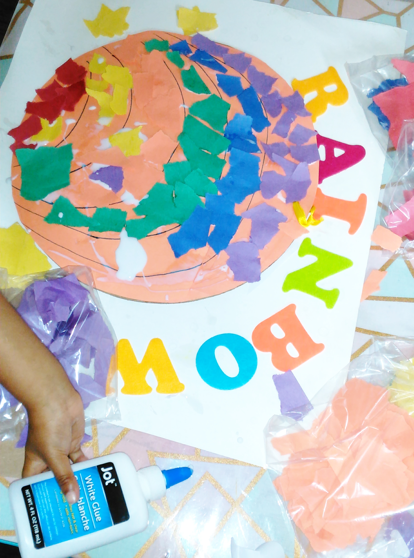 Craft: Rainbow Art - SchoolhouseTeachers.com