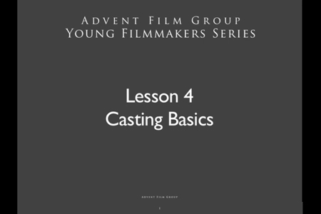 Filmmaking Lesson 4: Casting Basics - SchoolhouseTeachers.com