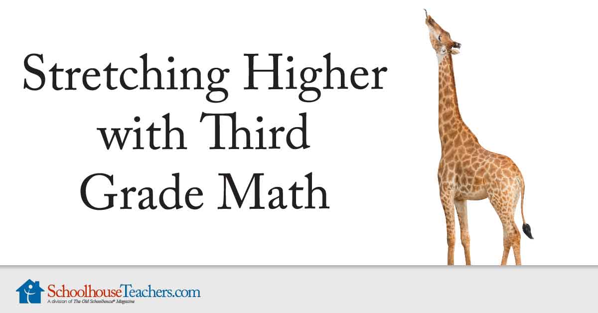 Stretching Higher with Third Grade Math - SchoolhouseTeachers.com